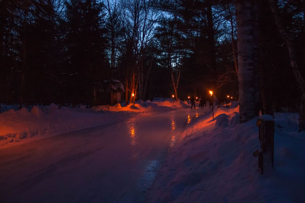 Arrowhead Provincial Park Skating and Snowshoeing - Curious Travel Bug